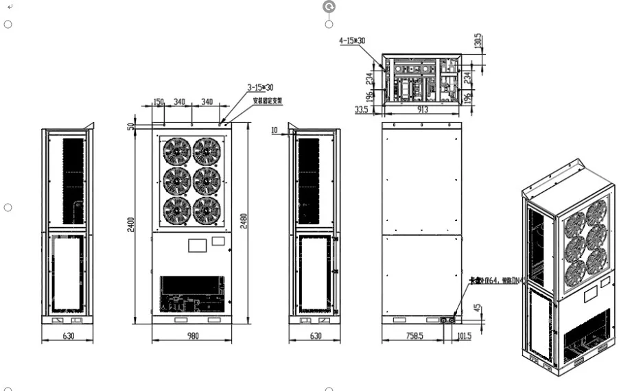 High-Efficiency 10kW-70kW Liquid Cooling/Chiller System & Battery ...