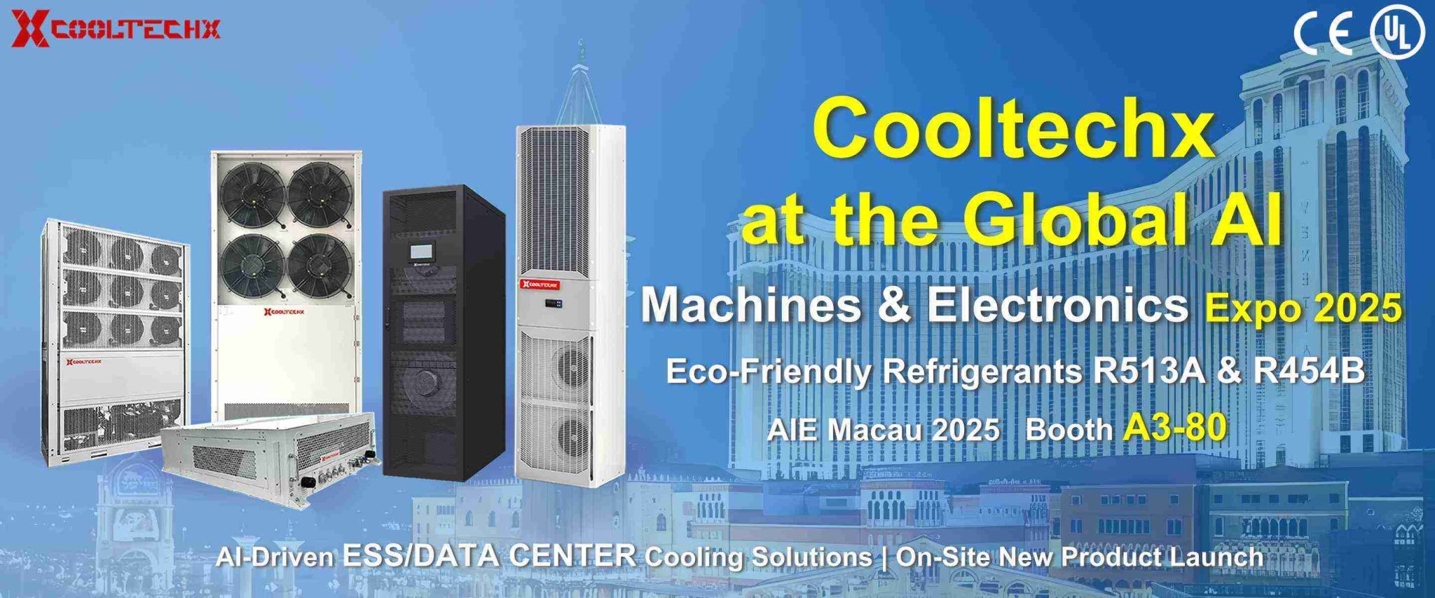 Meet COOLTECHX at AIE 2025 (Macau): Unveiling New AI & BESS Cooling Solutions Cabinet Air ...